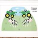 Personalised Tractor and Cow Print, Handprint Art, Daddy Keepsake Gift ...