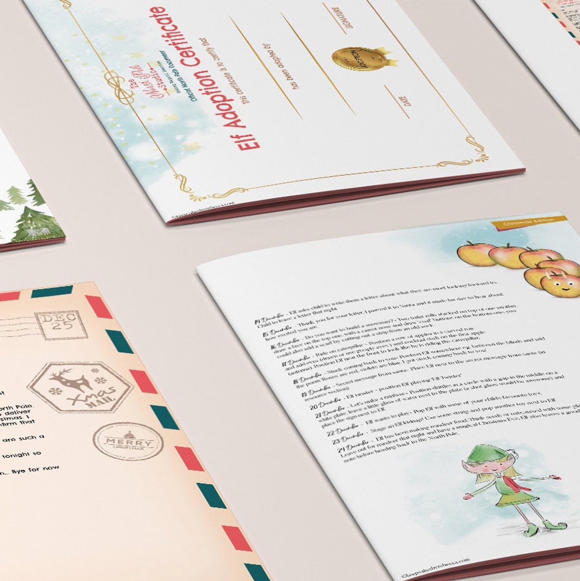Elf Arrival Letter Mega Bundle | Christmas Printables | Elf Printables ...