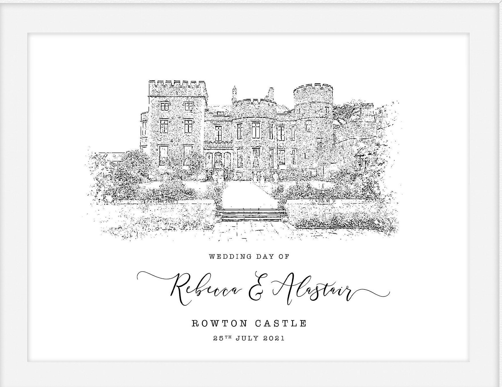 Rowton Castle Rowton Castle Print Rowton Castle Shropshire - Etsy UK