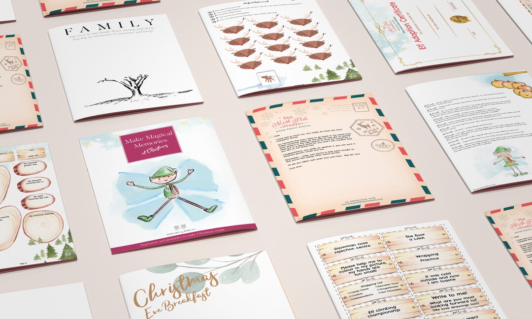 Elf Arrival Letter Mega Bundle | Christmas Printables | Elf Printables ...