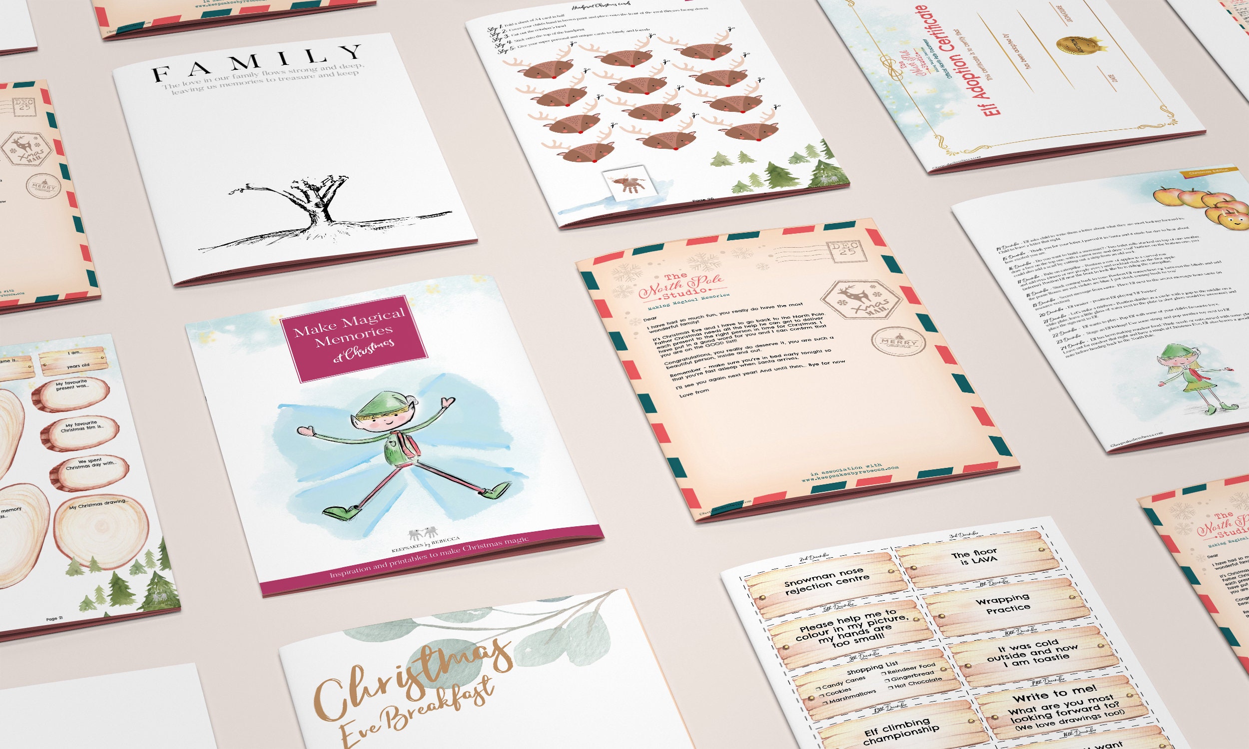Elf Arrival Letter Mega Bundle | Christmas Printables | Elf Printables ...