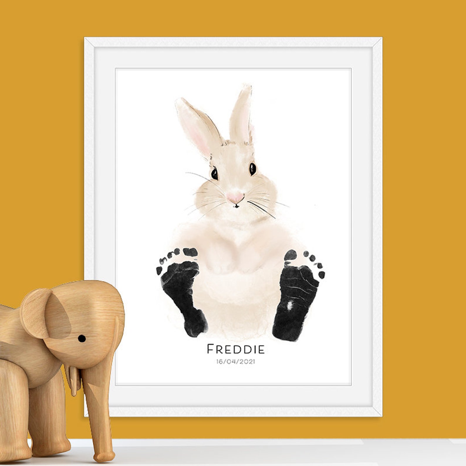 Baby Footprint Kit First Prints Personalised Footprint Kit - Etsy UK