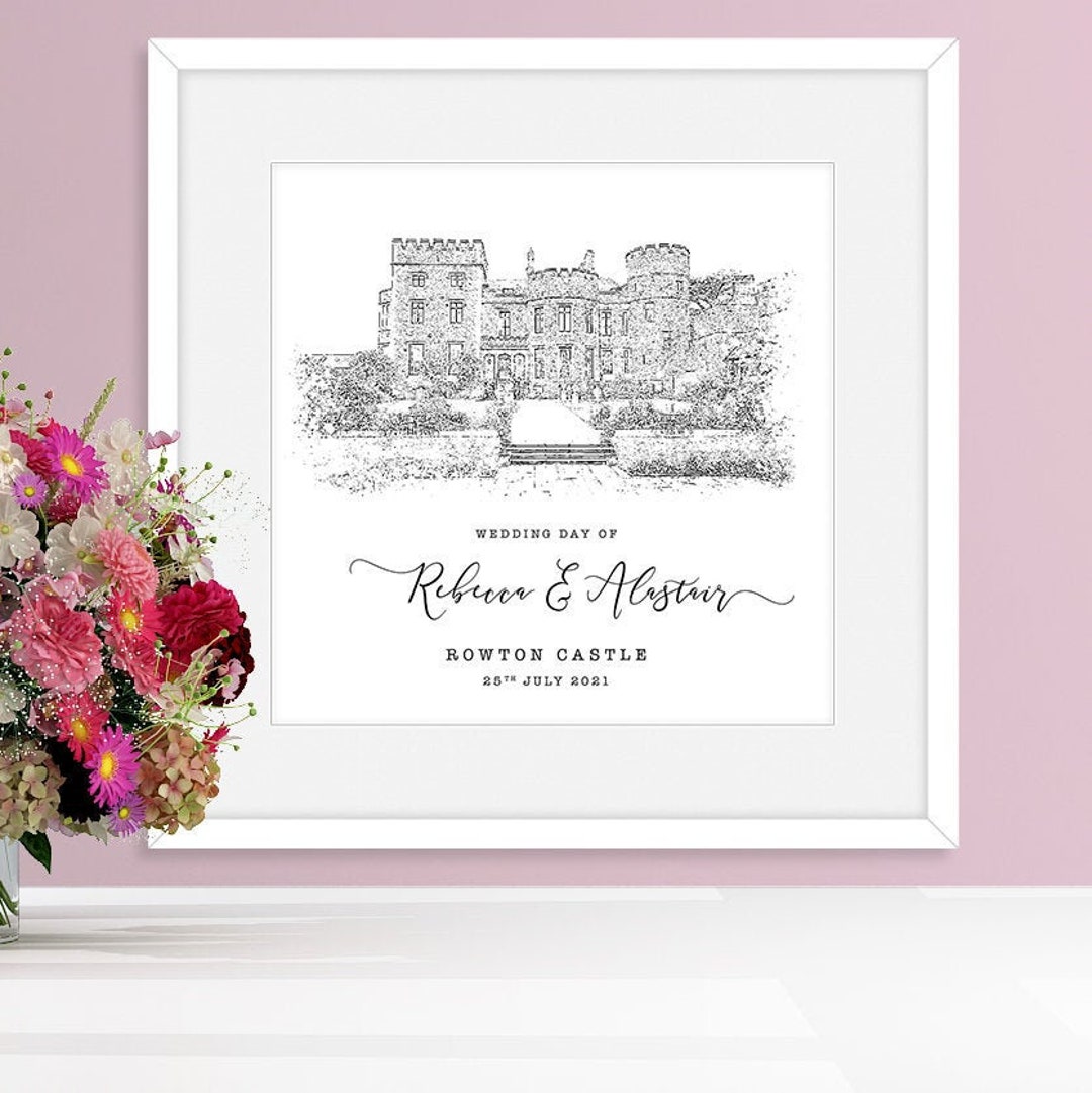 Rowton Castle, Rowton Castle Print, Rowton Castle Shropshire Travel Art ...