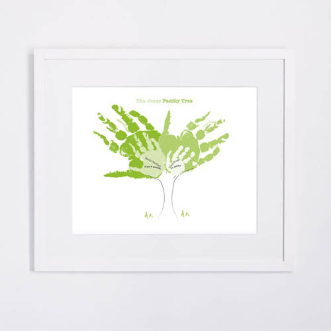 Handprint Family Tree Gift for Dad Family Tree Gift - Etsy UK