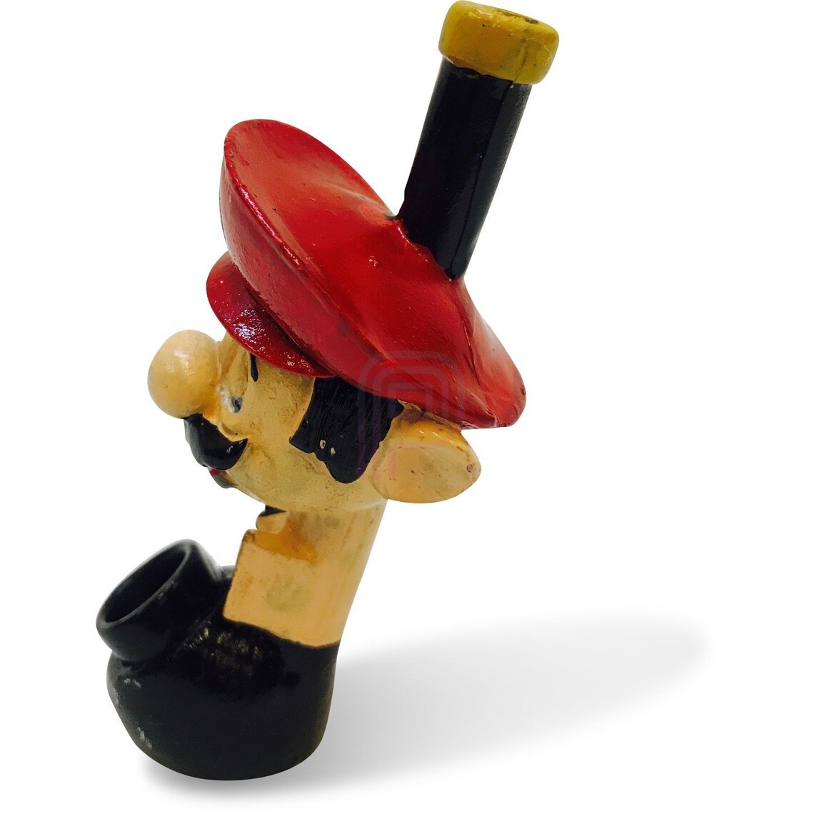 Resin Two-hole Pipe Red Eye Mario | Etsy