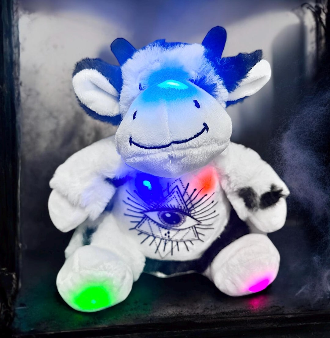 REM Pod Clive the Cow Sensor Teddy Bear Toy Paranormal Ghost Hunting ...