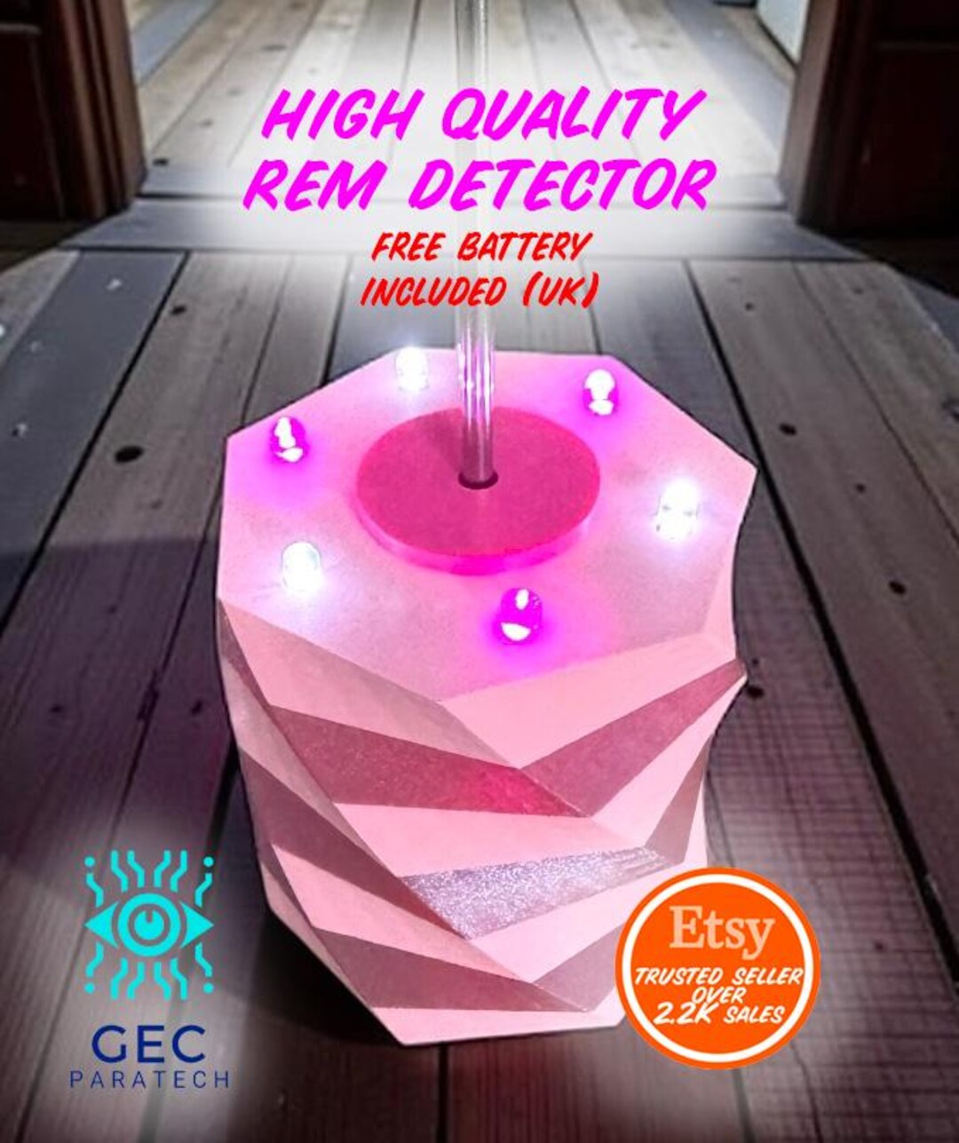 REM DETECTOR DEVICE. Paranormal Spirit Vigil Ghost Hunting ...