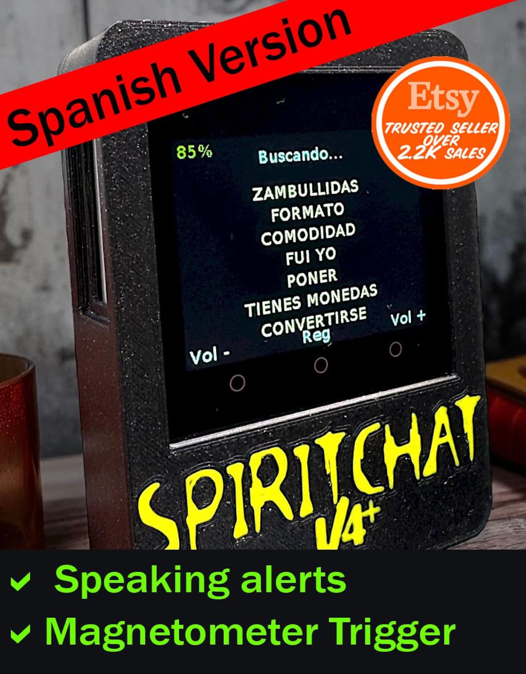SPANISH SPIRIT BOX! Español Speaking Itc Device for Ghost Hunting ...