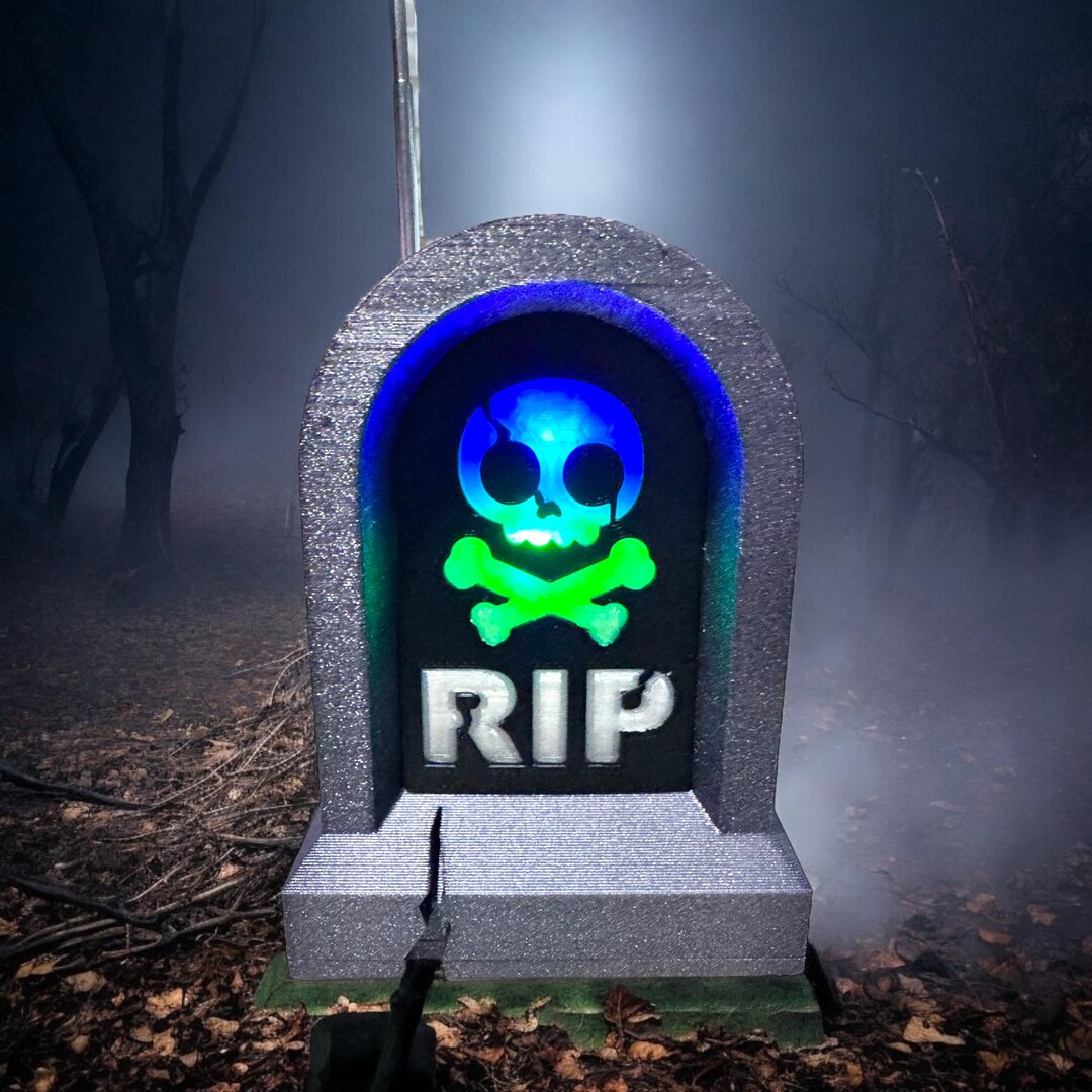 Grave Headstone / Tombstone RIP Ghost Rem Pod Paranormal Spirit Vigil ...