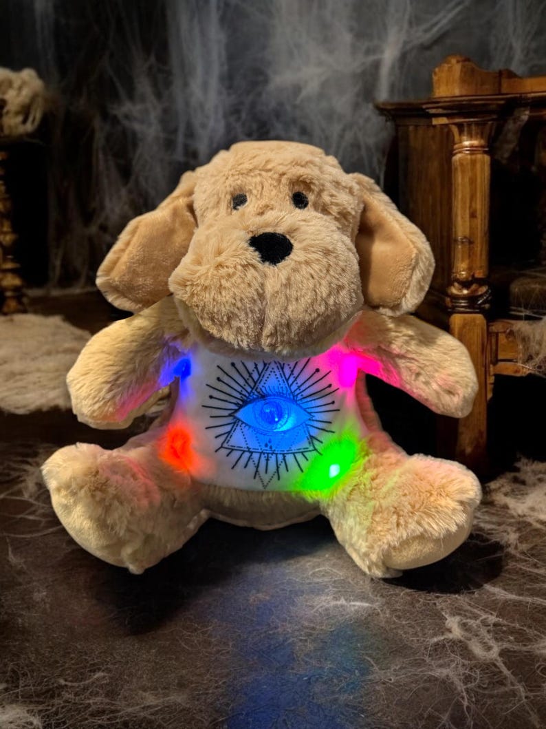 REM BEAR! Detector Dexter the Dog Sensor Teddy Toy for Paranormal Ghost ...