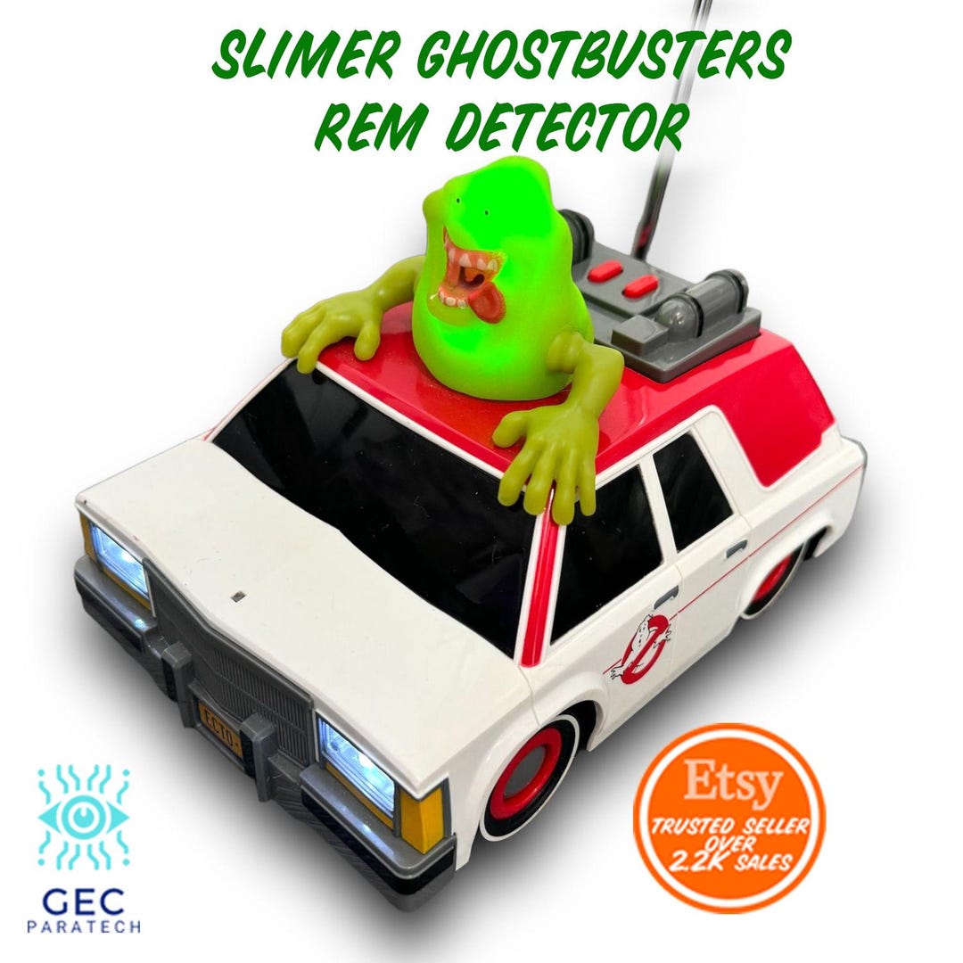 REM DETECTOR DEVICE! Ghostbusters Slimer Car. Paranormal Detector ...