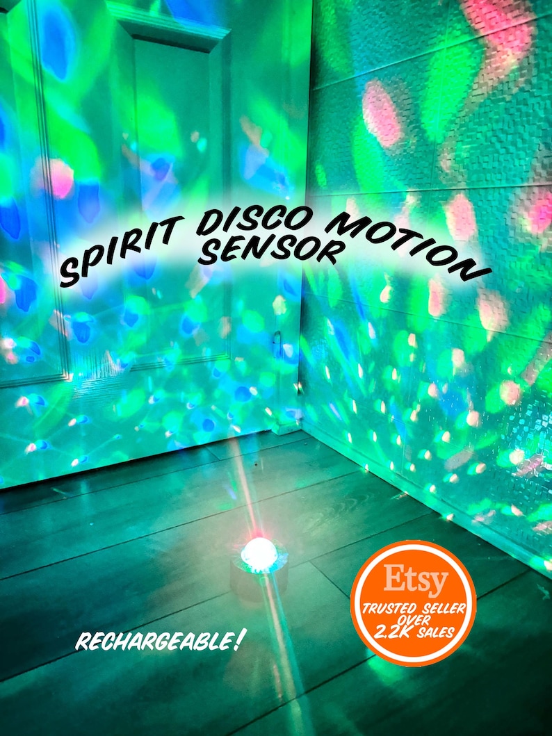 SPIRIT DISCO BALL! - Motion Pir Sensor Light Show Device / Detector for ...