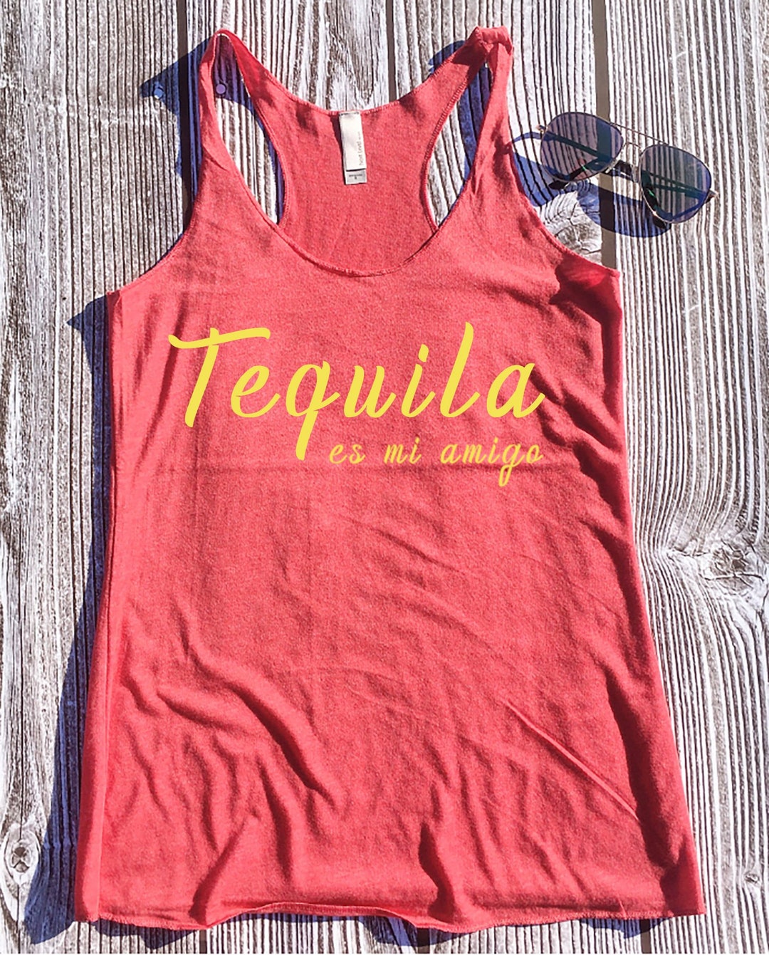 Tequila Es Mi Amigo, Tequila Tank Top, Tequila Shirt, Workout Tanks ...