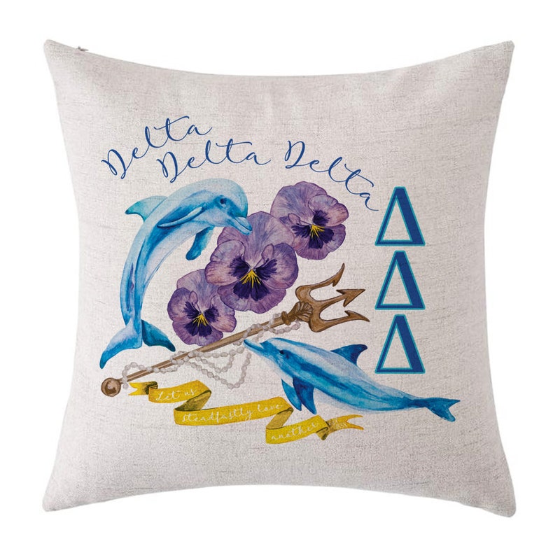 Tri Delta Pillows - Etsy