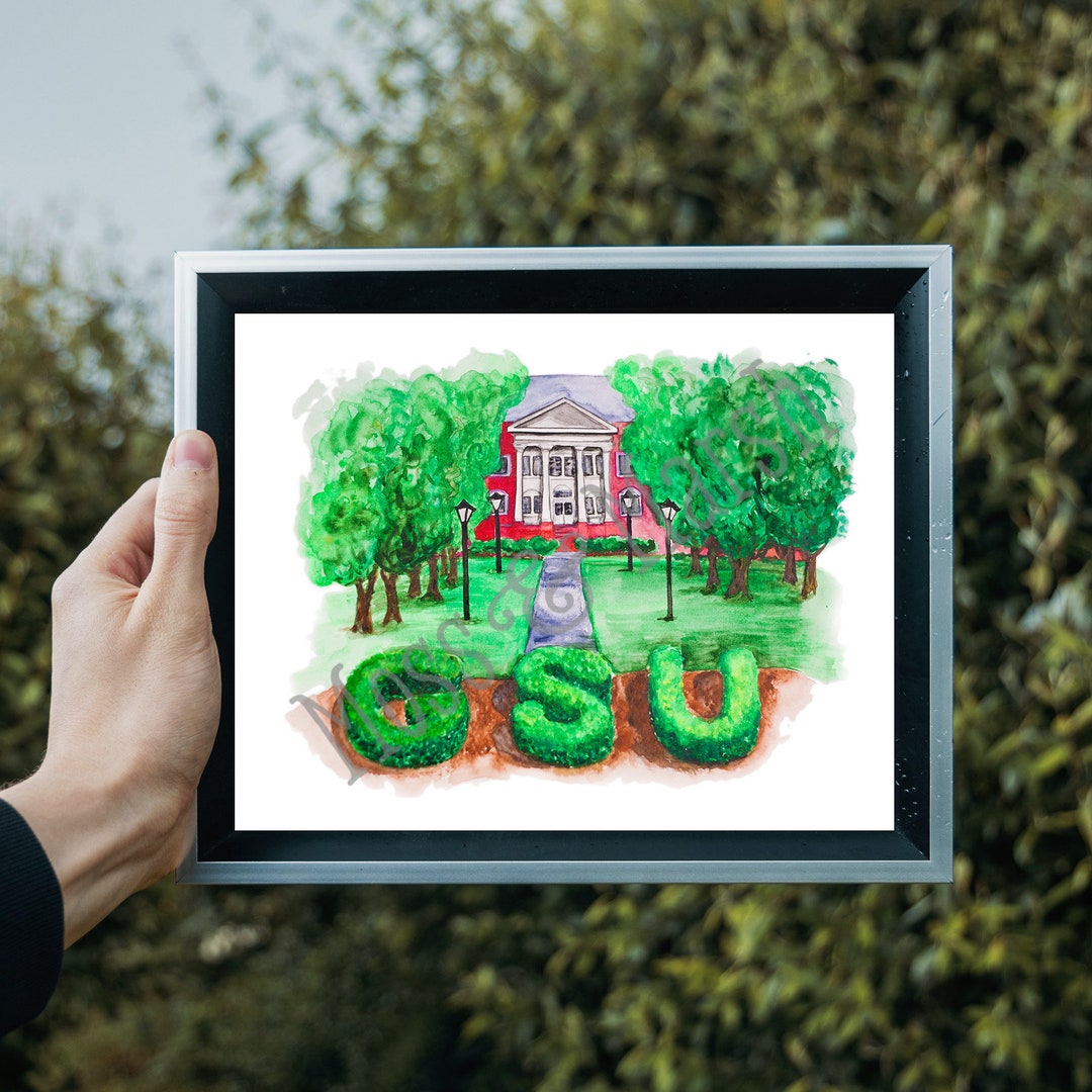 Sweetheart Circle- Georgia Southern University Collage Print - Etsy