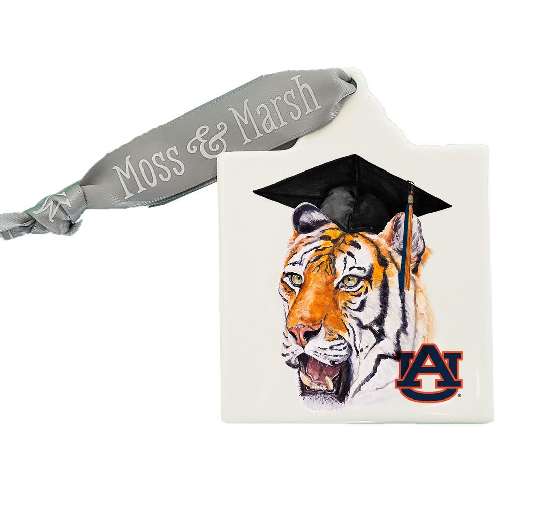 Auburn University Aubie the Tiger Graduate Ornament - Etsy