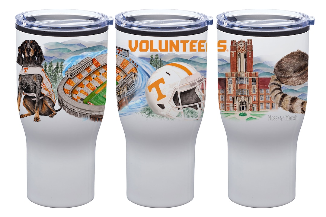 University of Tennessee Watercolor Cup - UT Stainless Steel Tumbler ...