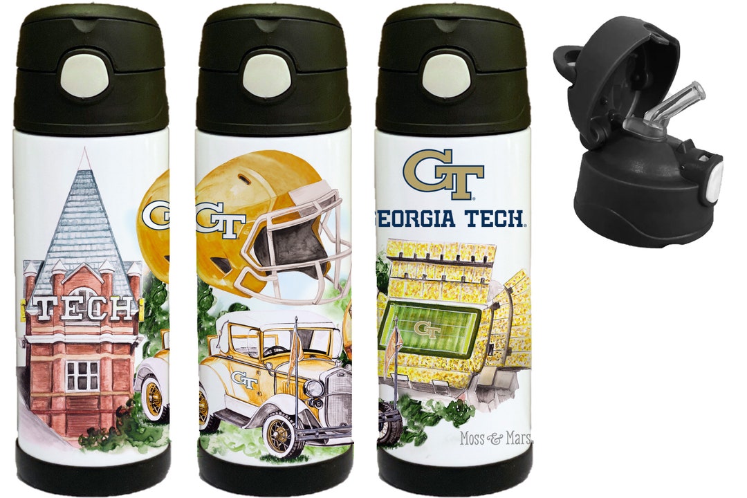 Georgia Tech Kids Water Bottle - Tech Kids Water Bottle- GT Kids Water ...