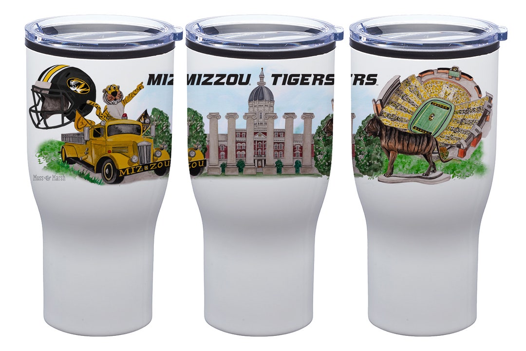 University of Missouri Watercolor Cup - Stainless Steel Tumbler 30oz ...