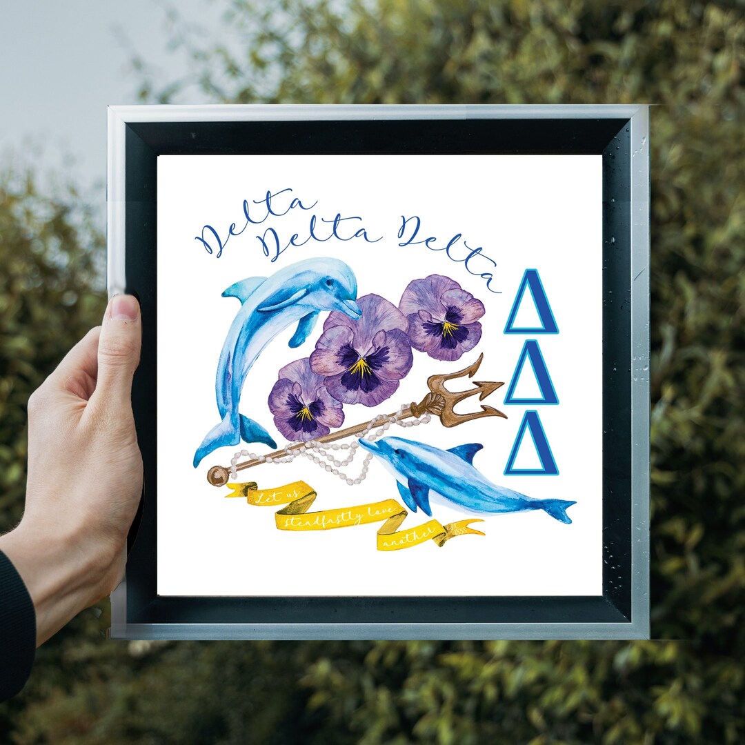 Tri Delta Collage Print - Etsy