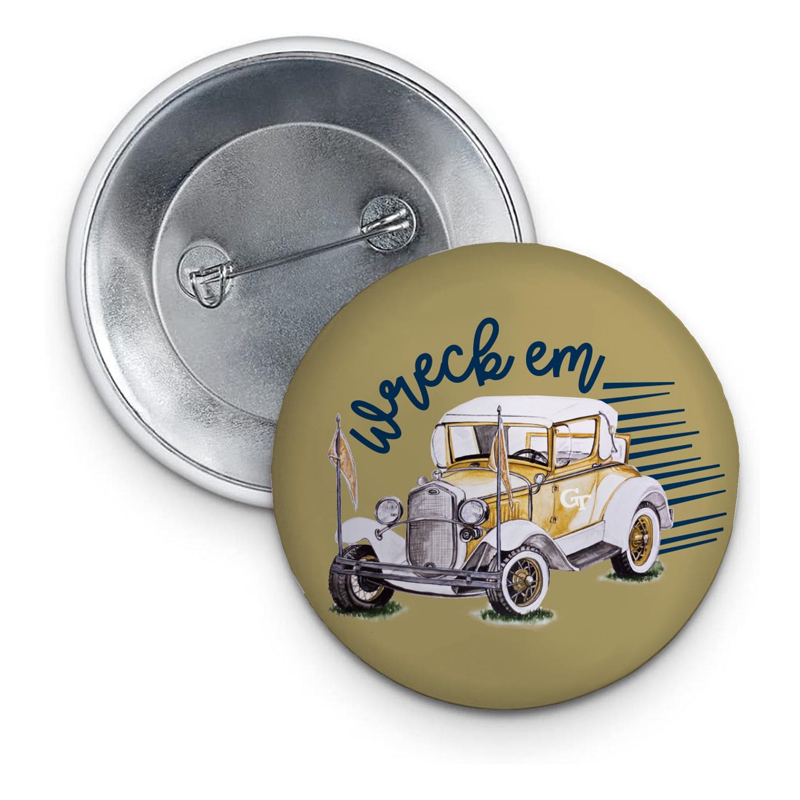 Georgia Tech Button - Etsy