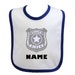 Police Officer Personalized Baby Bib Little Chief With Badge - Etsy