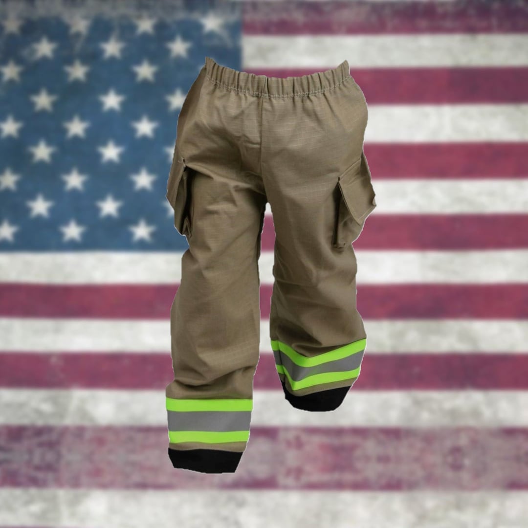 Firefighter TAN Toddler Pants - Etsy
