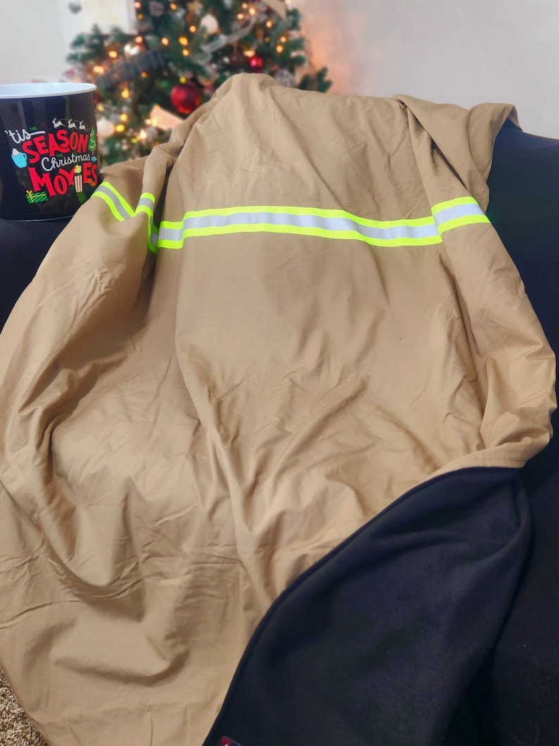 Firefighter Personalized TAN Station Blanket - Etsy