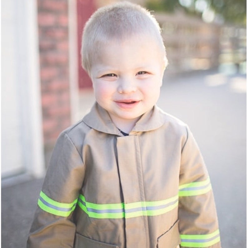 Firefighter Personalized TAN Baby Jacket Costume - Etsy