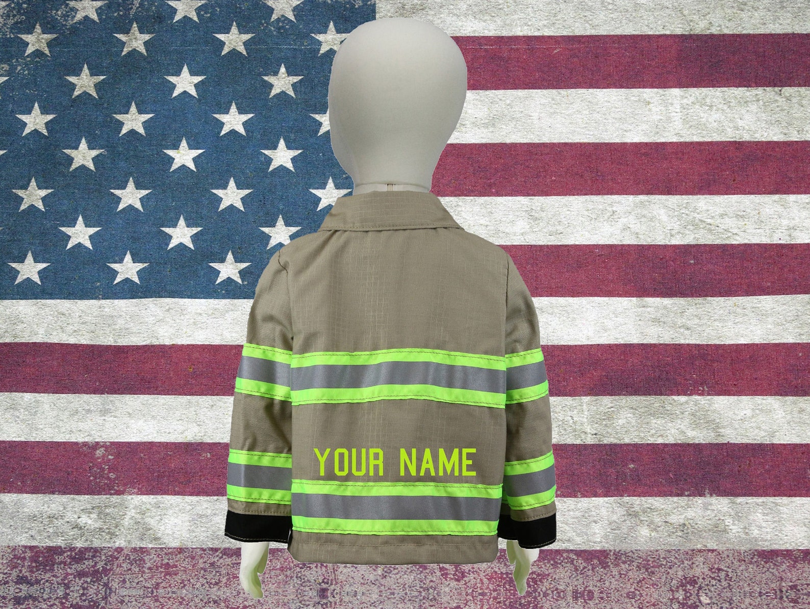 Firefighter Personalized TAN Toddler Firefighter Jacket - Etsy