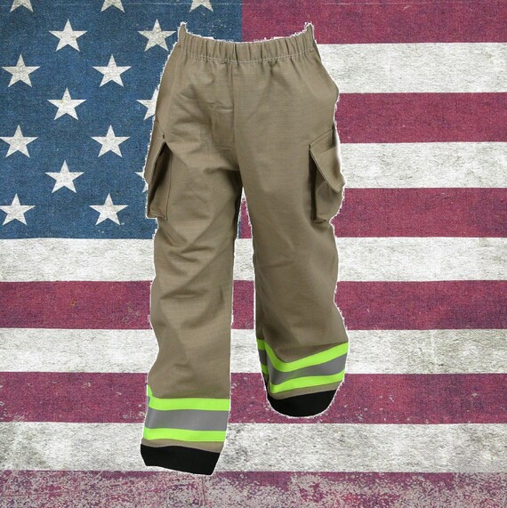 Firefighter TAN Toddler Pants | Etsy