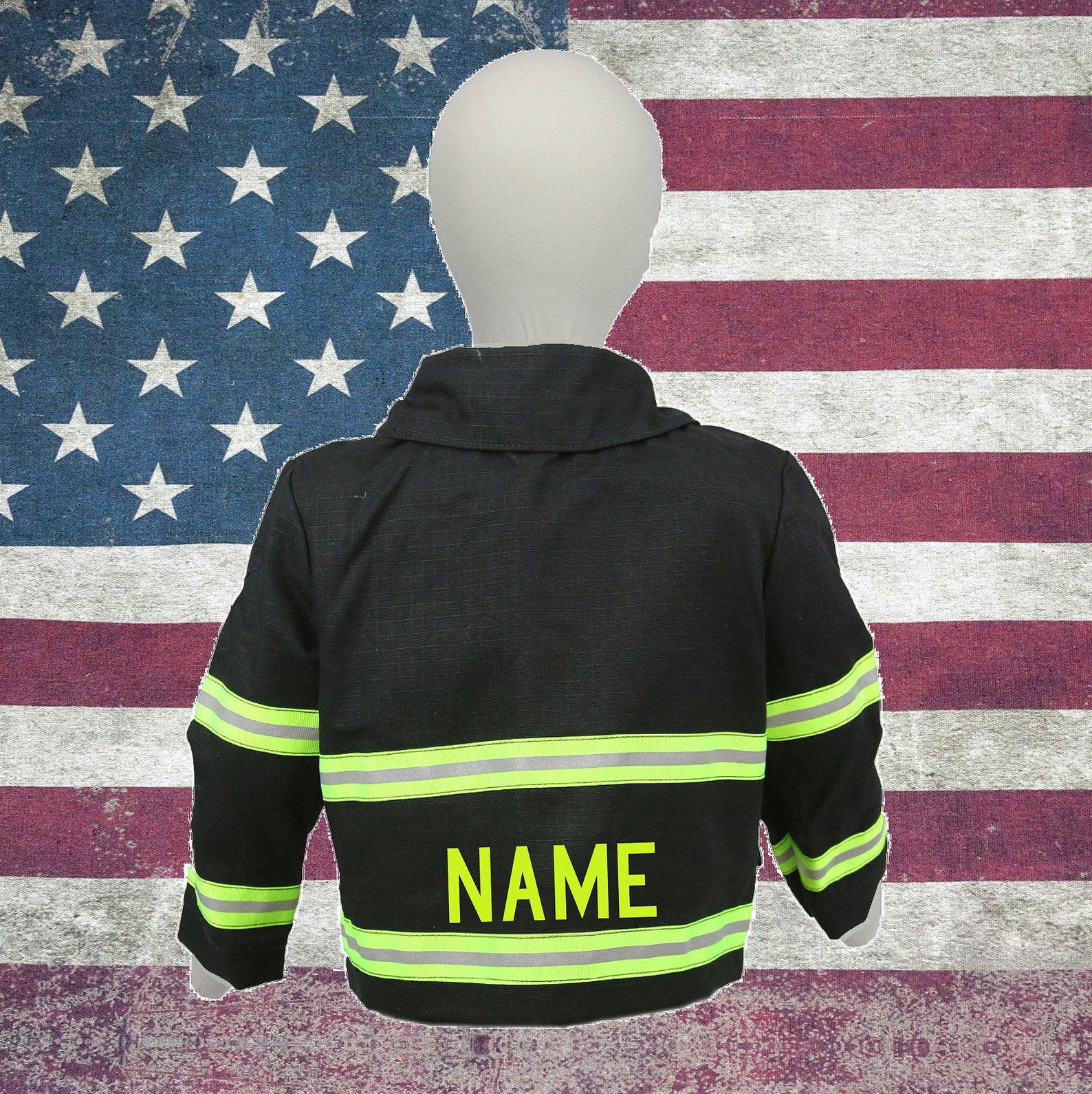 Firefighter Personalized Baby BLACK Jacket Costume - Etsy