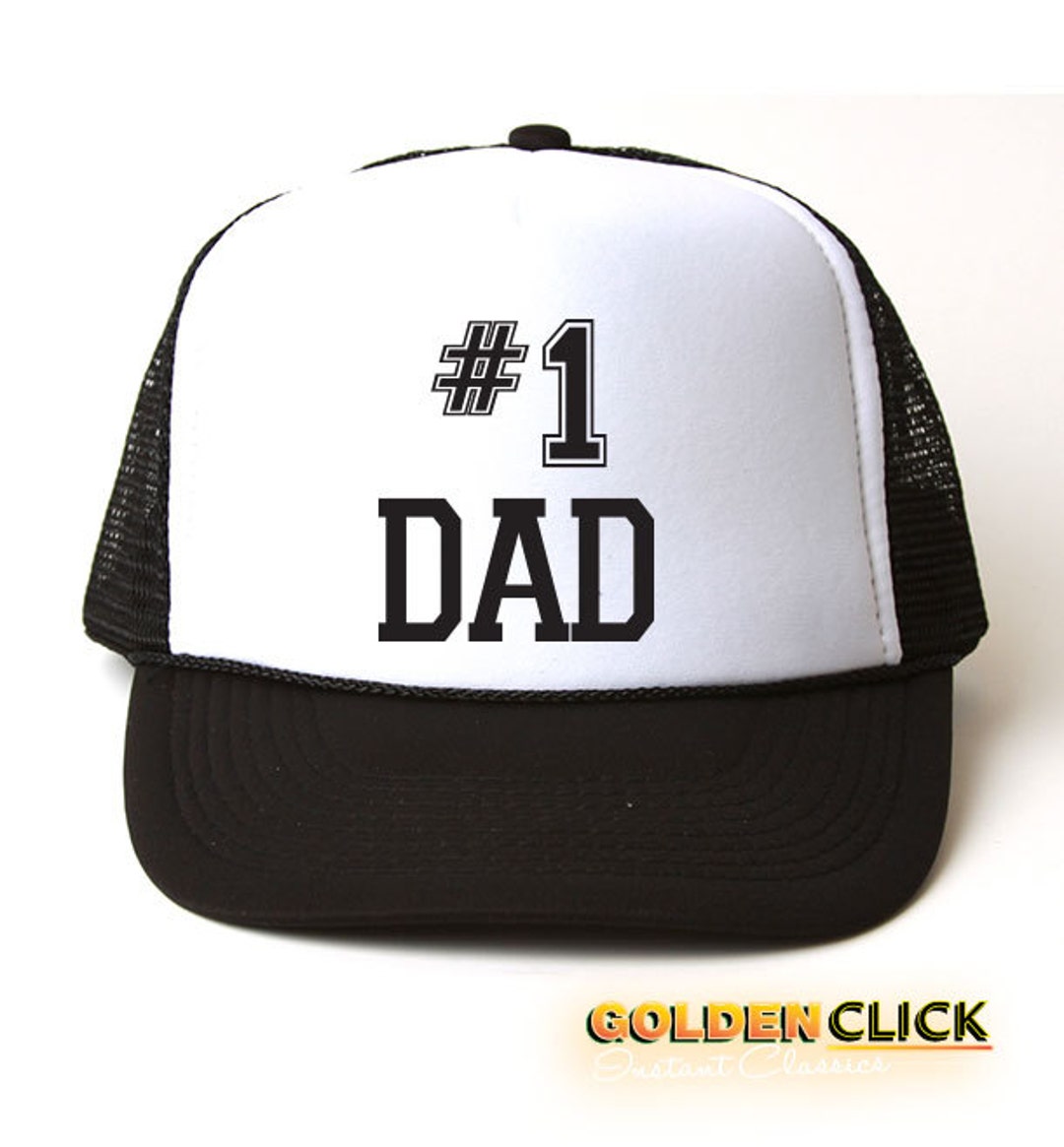 Number 1 Dad Trucker Hat - Etsy