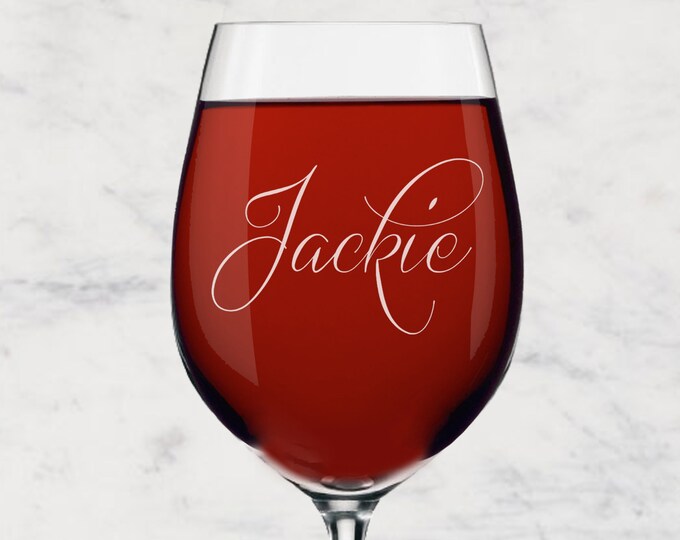 Personalized Wine Glasses Etched Wine Glasses Custom Wine Etsy