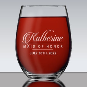 Custom Stemless Wine Glasses Personalized Wine Glasses - Etsy