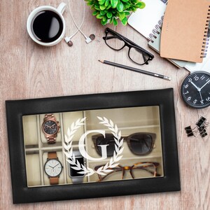 Watch and Sunglass Box - Personalized Eyeglasses Box - Custom ...