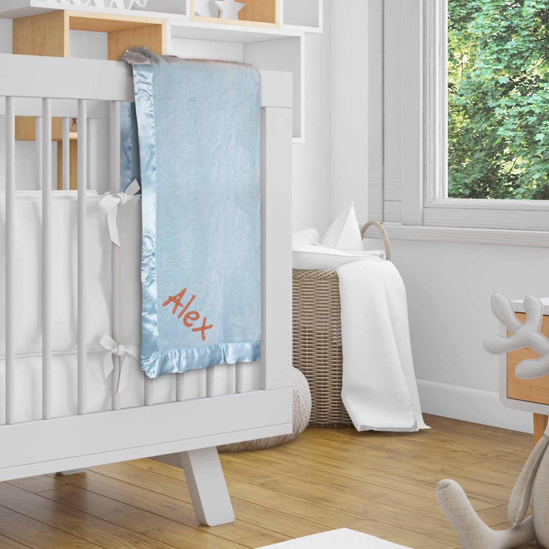 Personalized Baby Blanket - Custom Soft Baby Blanket - Monogrammed ...