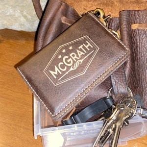 ID Keychain Wallet, ID Badge Holder, ID Card Holder, Wallet Keychain ...