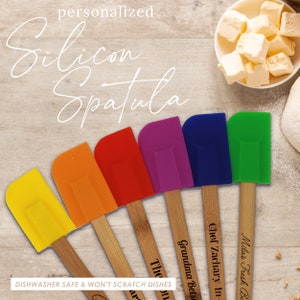 Personalized Baking Utensils - Engraved Cooking Spatula - Custom ...