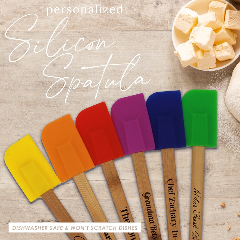 Personalized Baking Utensils - Engraved Cooking Spatula - Custom ...