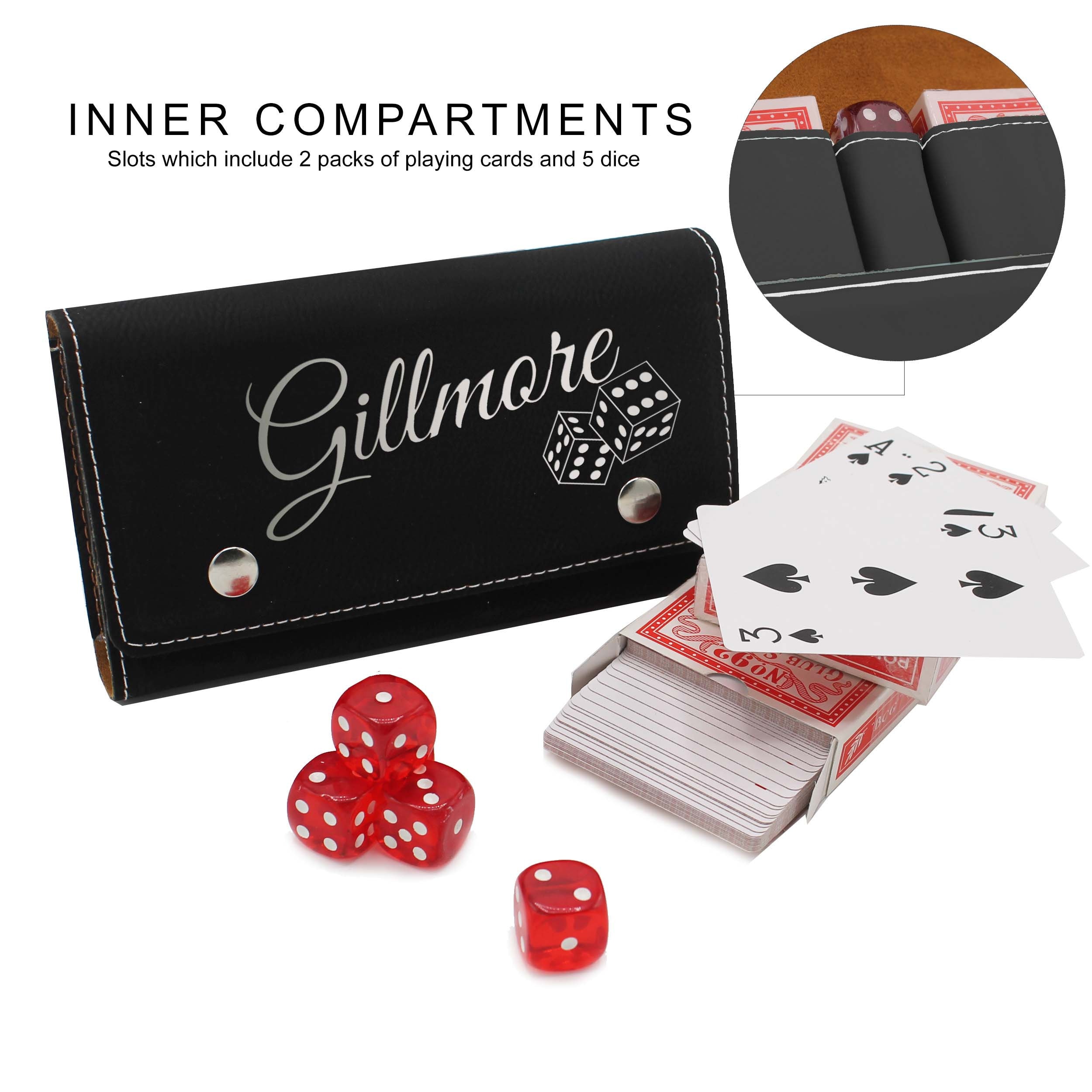 Custom Playing Card and Dice Holder Box Set Playing Card Box | Etsy