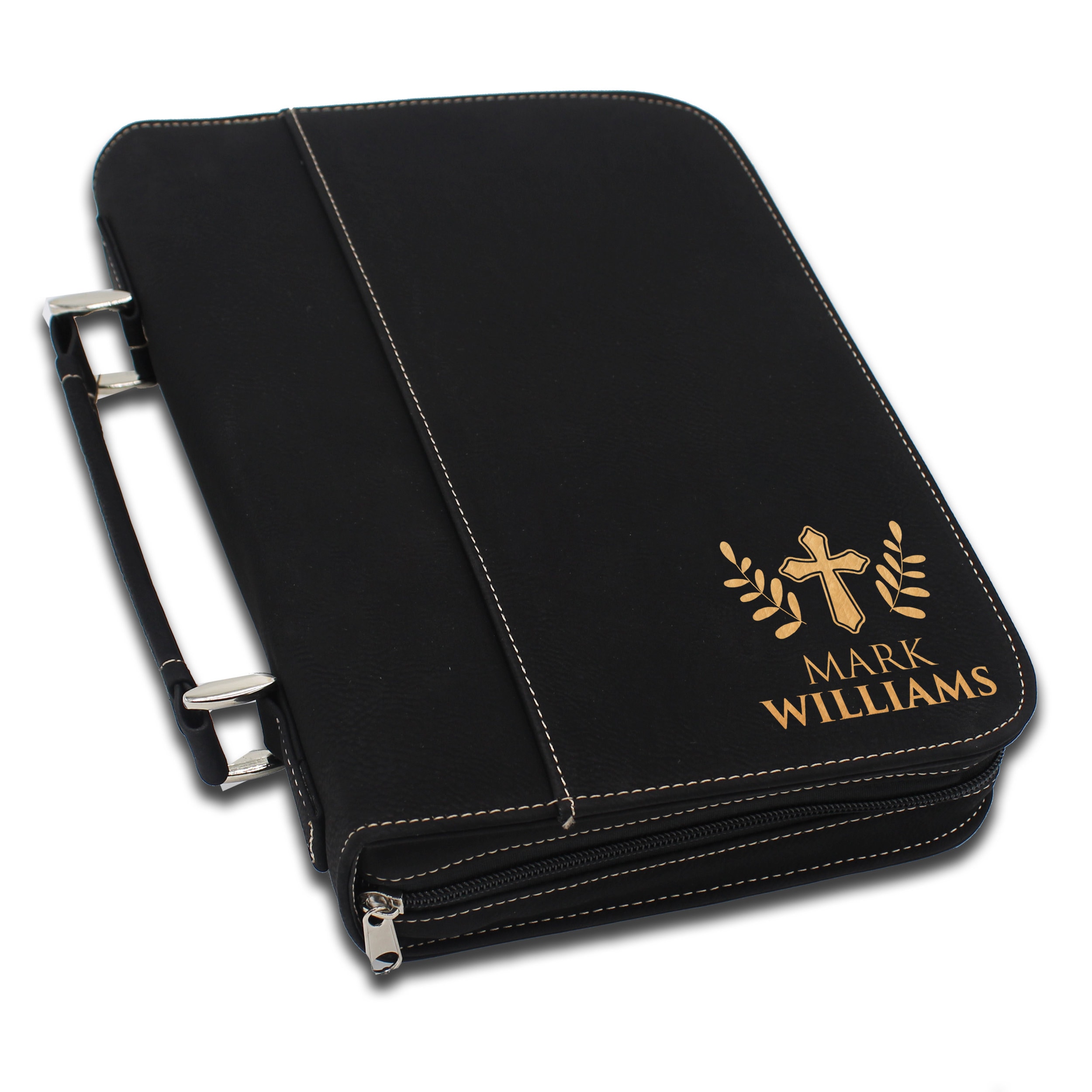 Personalized Bible Cover - Custom Bible Case - Engraved Bible Carrier ...