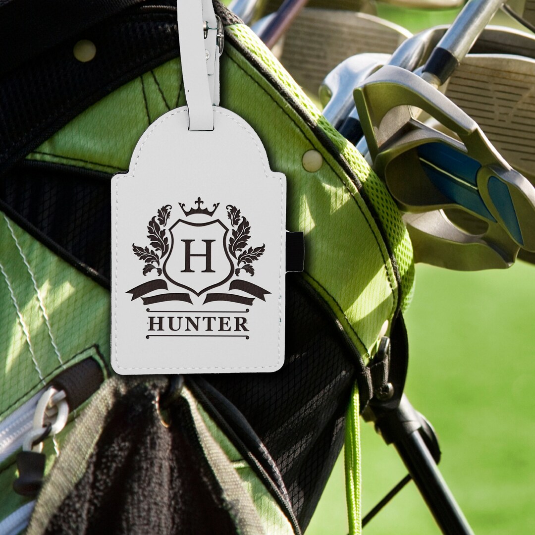 Golf Bag Luggage Tag - Personalized Golf Tag - Custom Golf Gift ...