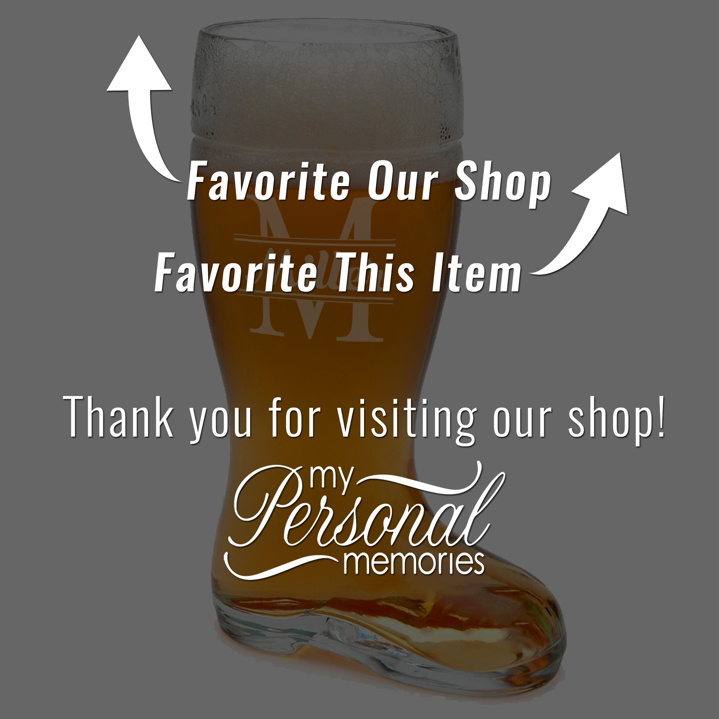 Custom Engraved Boot Glass - 1 Liter Beer Boot - Funny Beer Stein ...