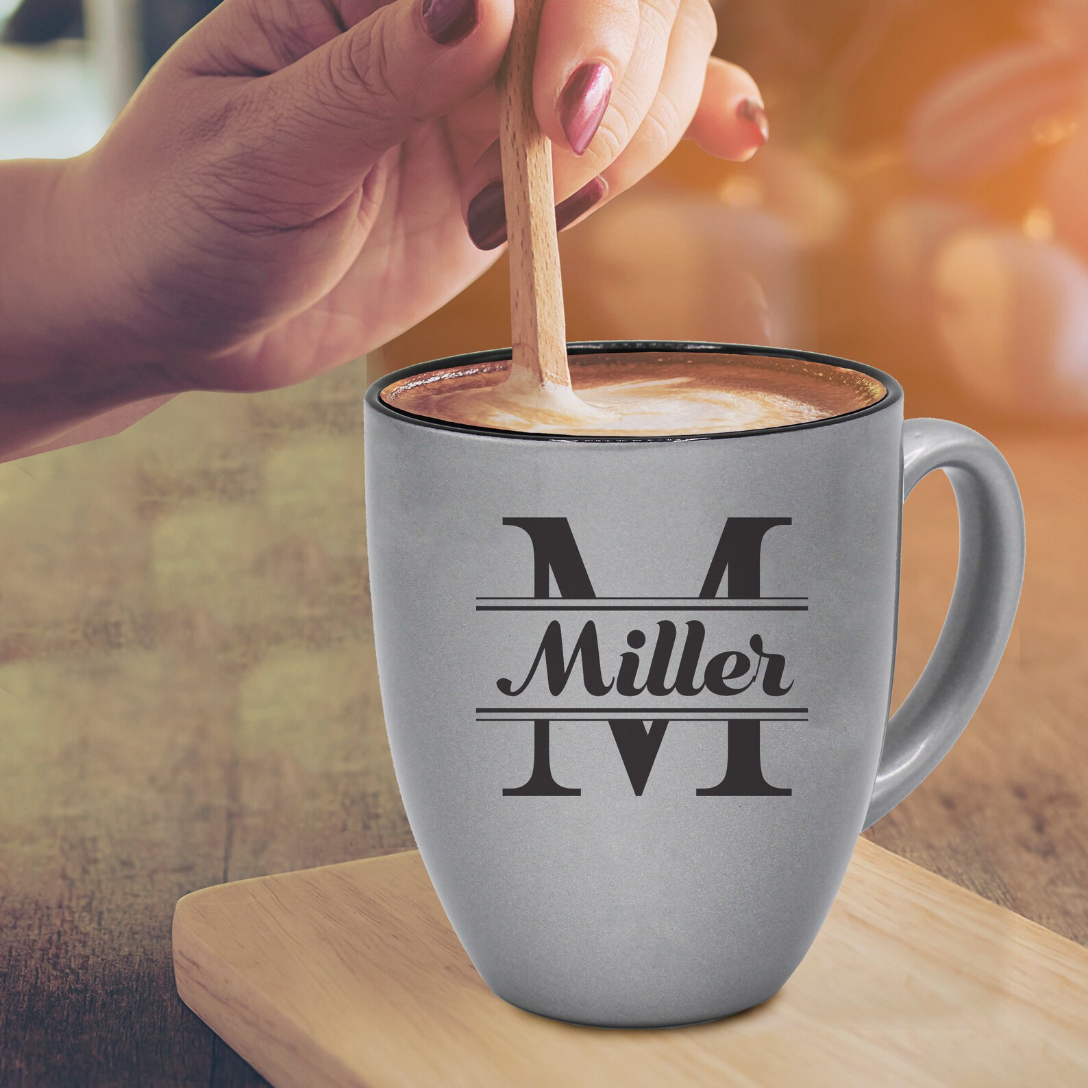 Coffee Mug Personalized Customized Coffee Cup Engraved Coffee Mug Latte ...