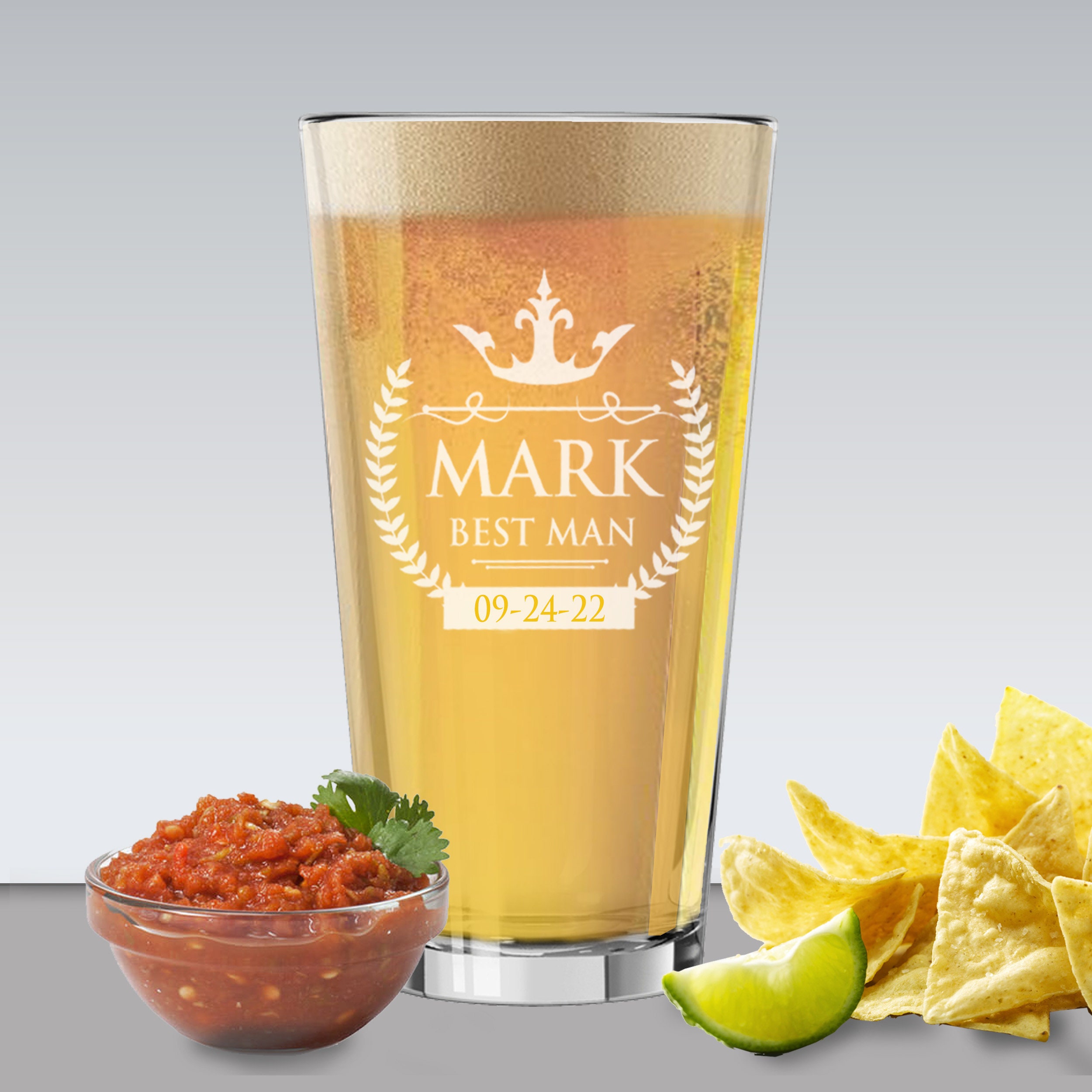 Pint Glass, Pilsner Glass, Personalized Beer Glasses, Etched Beer Glass ...