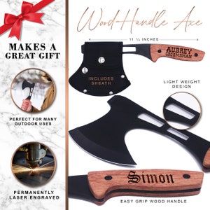 Personalized Axe - Engraved Hatchet - Groomsmen Gift Axe - Custom Axe ...