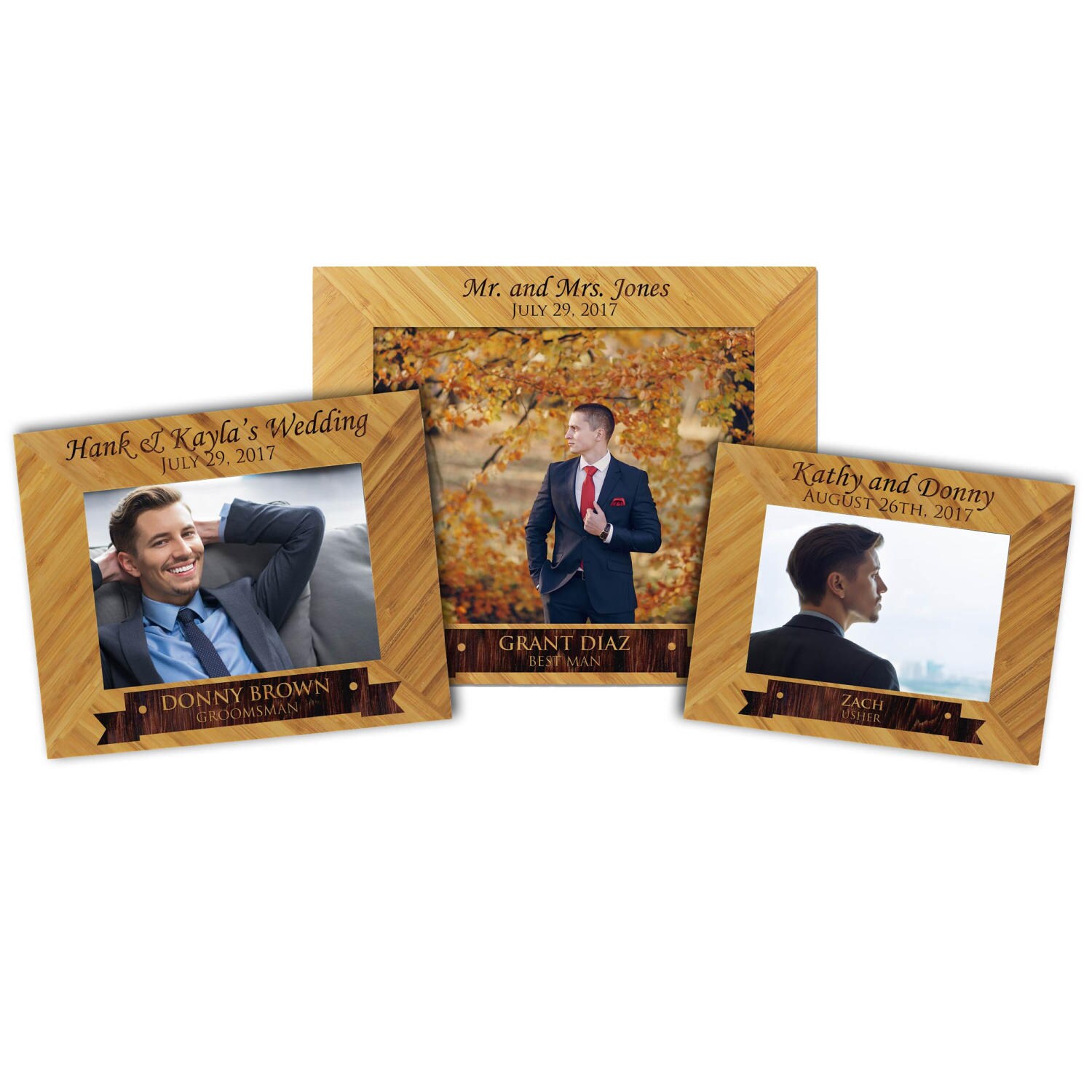 Groomsmen Frame Best Man Picture Frame Groomsman Picture - Etsy