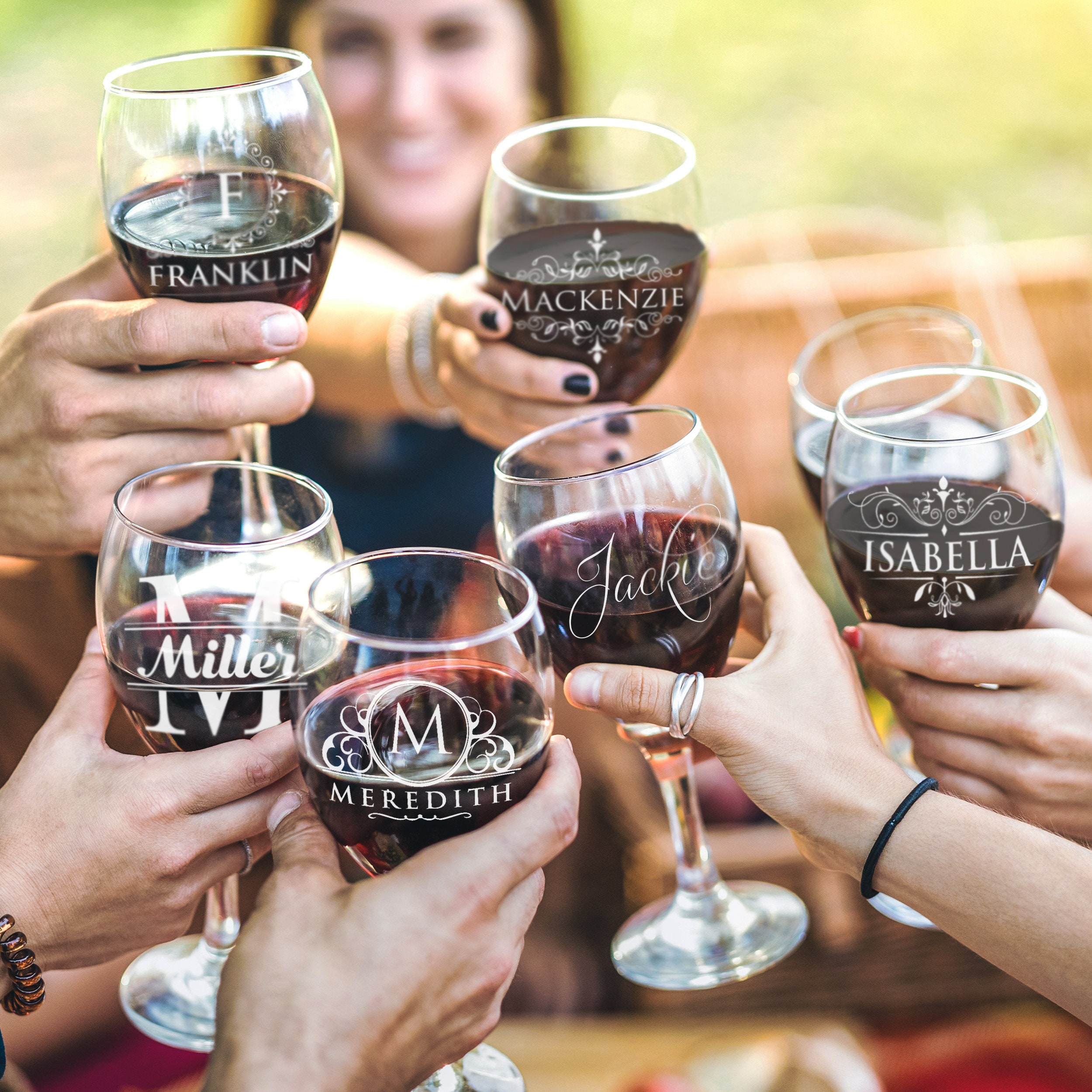 Personalized Wine Glass With Stem Wine Glass Engraved With - Etsy