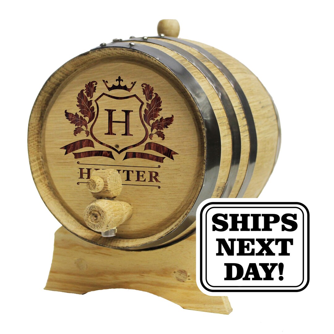 Personalized Wine Barrel - Bourbon Barrel - Oak Barrel - Whiskey Gift ...